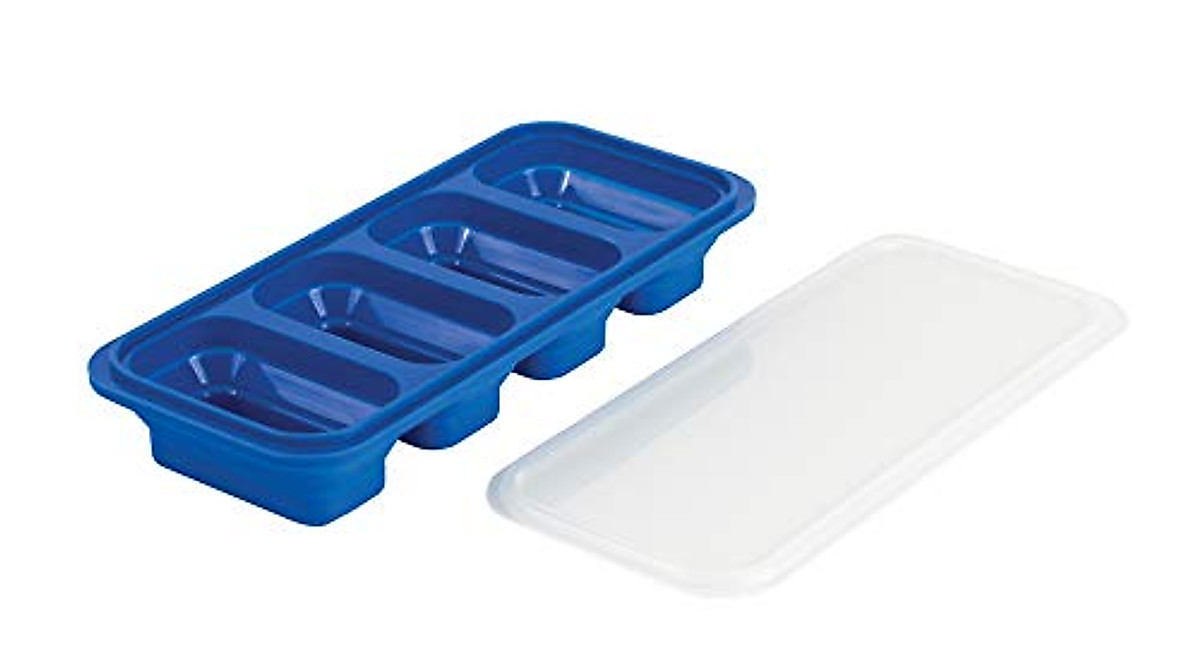HIC Kitchen Prep-N-Freeze Portion Tray with Lid - Freeze & Store Food