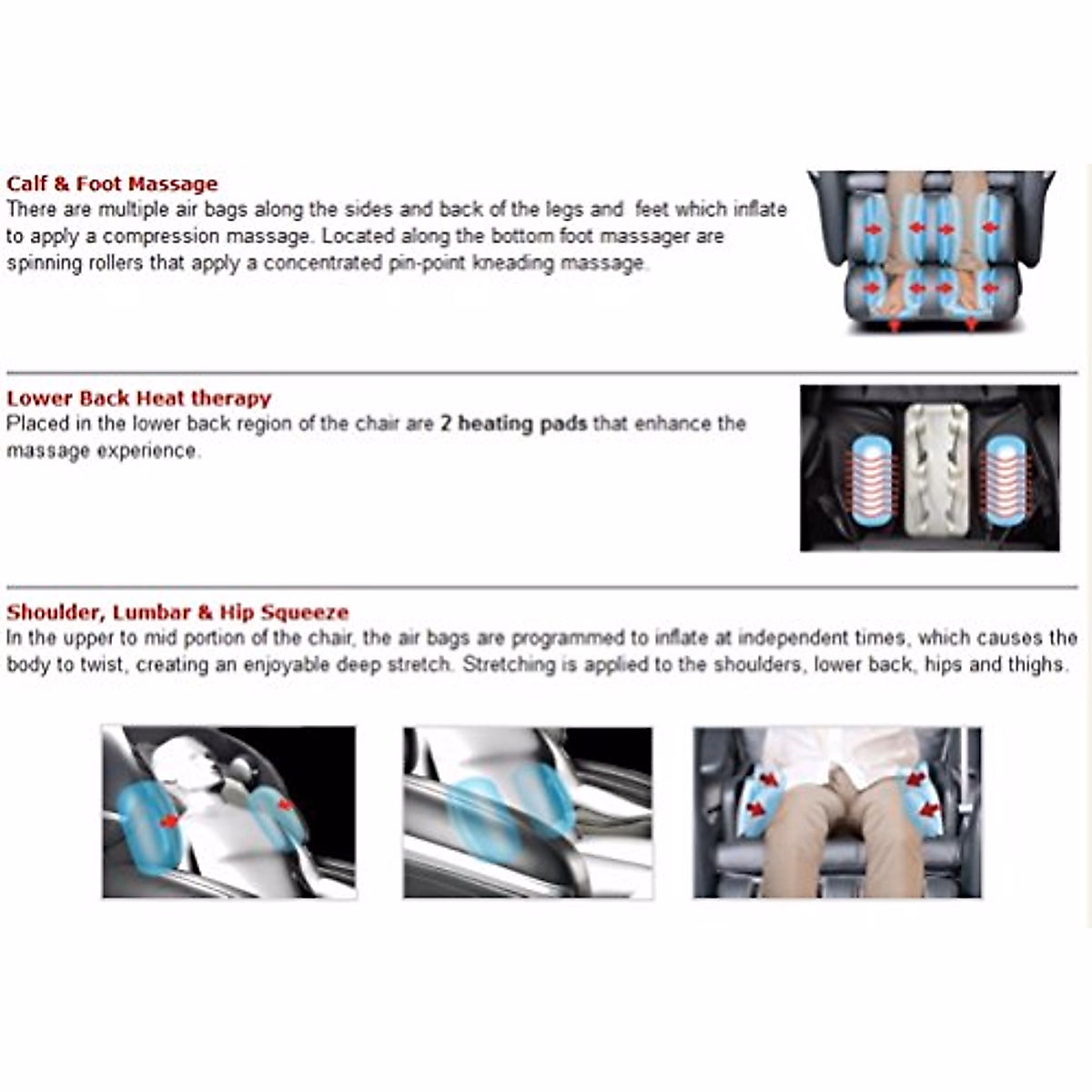 Osaki OS-4000 Massage Chair Zero Gravity Computer Body Scan, Auto Height Adjustment, and Wireless Remote