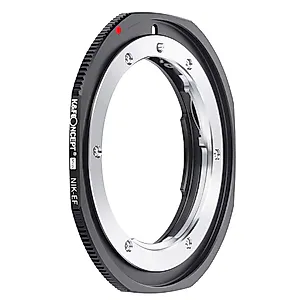 K&F Concept Updated NIK to EOS Adapter, Manual Lens Mount Adapter for Nikon F/AI Mount Lens and Canon EOS EF EF-S Mount Camera