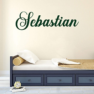 Multiple Font Custom Name Nursery Wall Decal Vinyl Sticker | Home Décor | Custom Kids Room Decal | Bedside Decals | Children’s Room| Car | Laptop