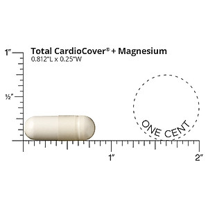 Dr. David Williams Total CardioCover + Magnesium Supplement Supports Cardiovascular Health, Blood Flow, and Blood Pressure, 60 Capsules (30-Day Supply)