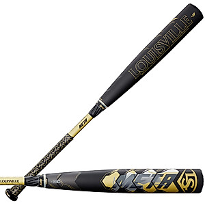 WILSON Sporting Goods Louisville Slugger 2021 BBCOR Meta (-3) Baseball Bat - 33"/30 oz, Black (001LS282 33 30)