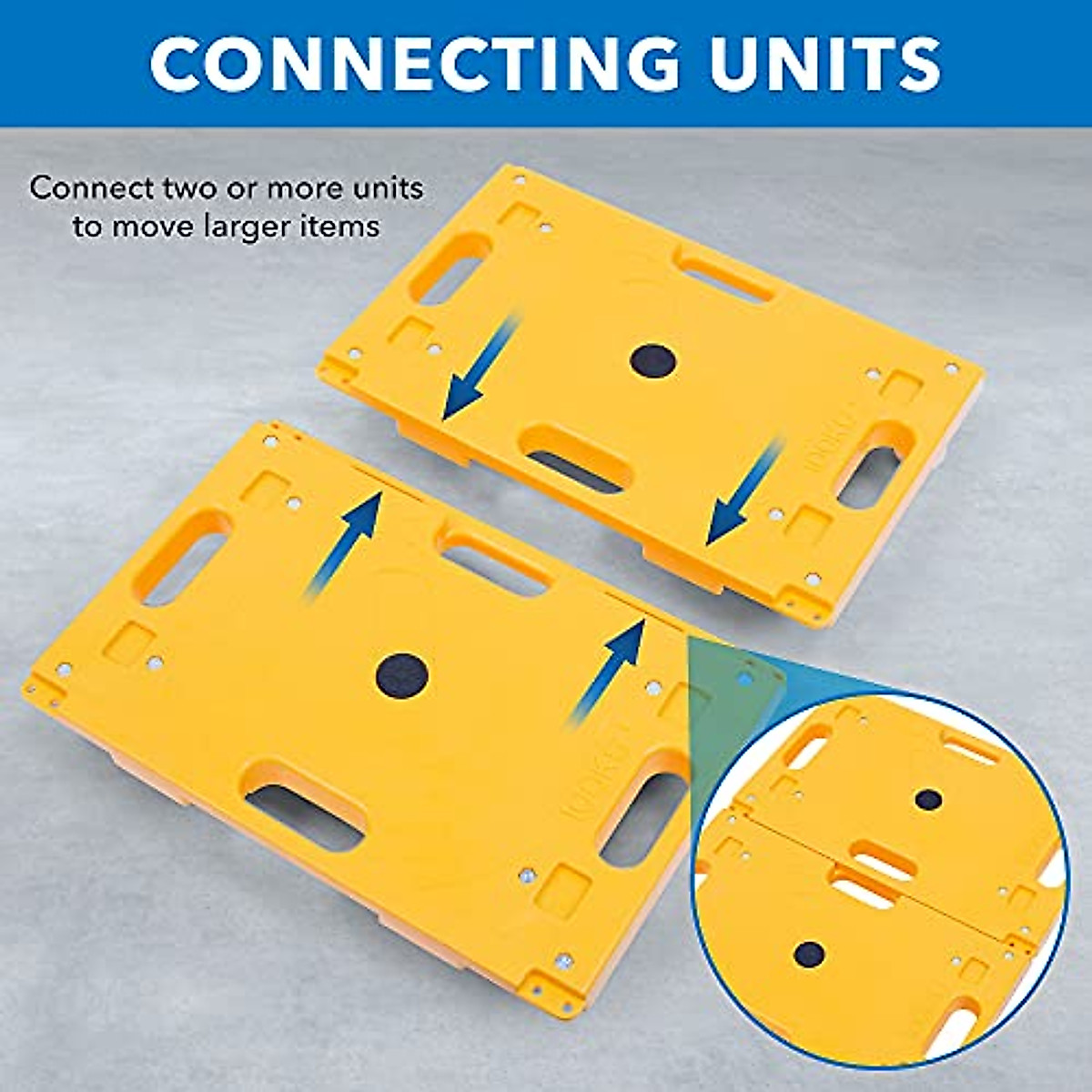 Mount-It! Furniture Dolly for Moving- Securely Holds 220 Pounds | Piano Moving Dolly Cart Also Moves Couches, Fridges, Boxes | 4 Wheel Dolly Rolls Without Harming Floors | No Assembly Required