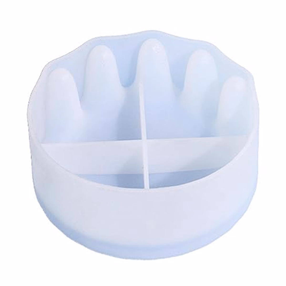 Novent DIY Tray Silicone Resin Mold, Silicone Tray Mold Storage Tray Mold Jewelry Holder Epoxy Resin Silicone Casting Mold,Palm Shaped Epoxy Mold for DIY Craft,Resin Molds Tray Resin Molds Tray