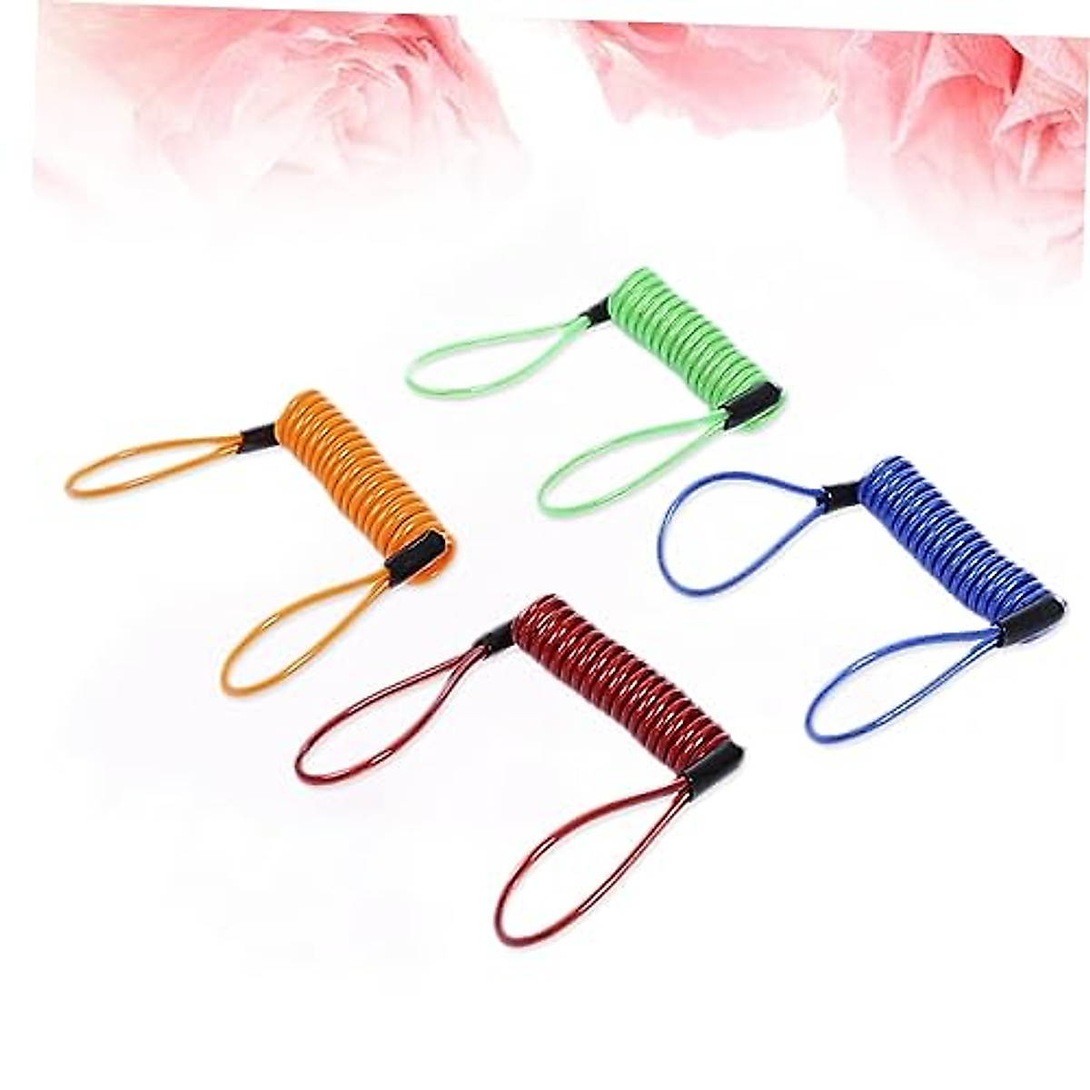 INOOMP Spring Tool Wire Rope Lock Padlock 1.2m Bike Lock Tool Anti- Rope Lock Lengthen