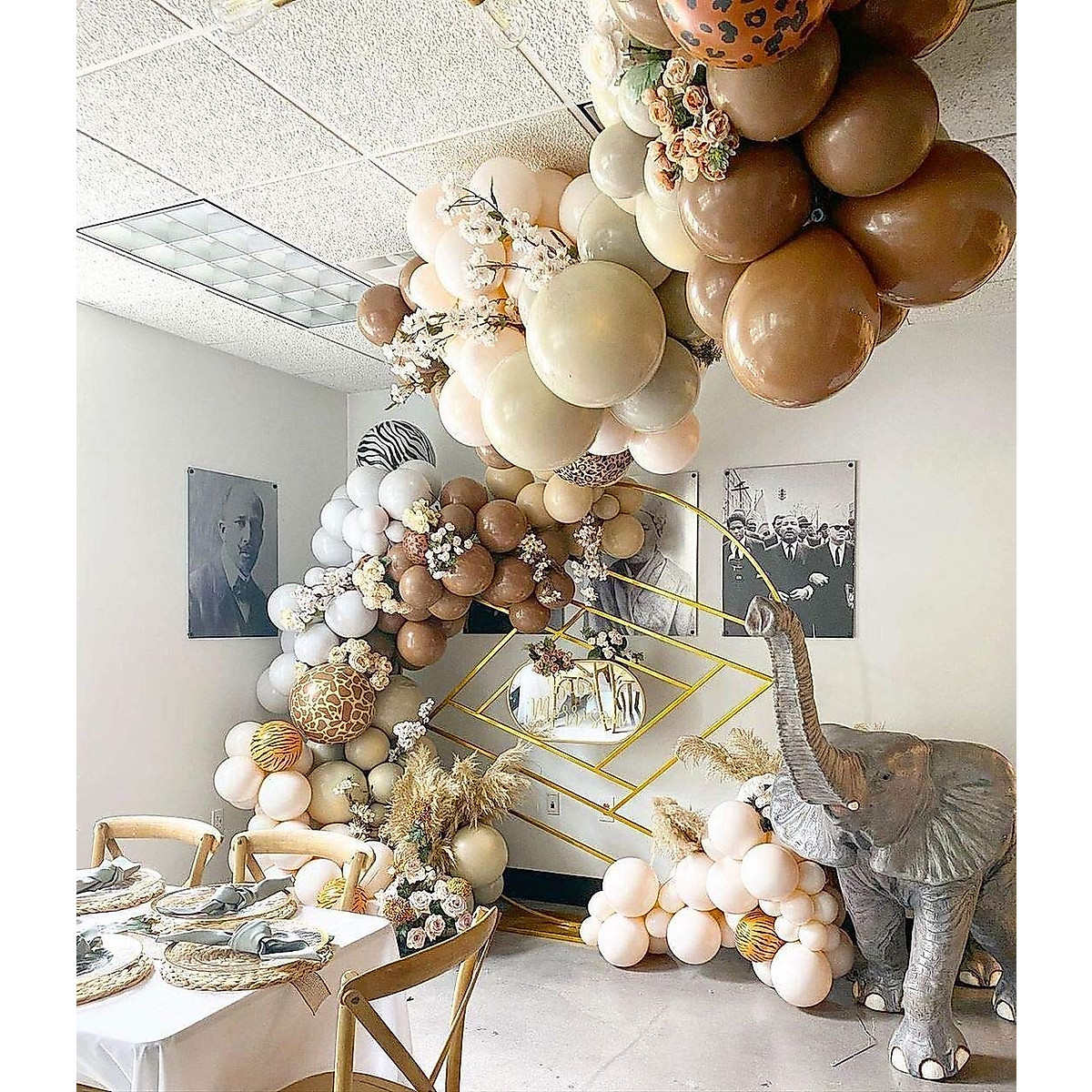 White Sand Balloons 5 Inch 50 Pcs Cream White Party Balloons for Baby Shower Wedding Happy Birthday Decoration Off White Helium Balloons