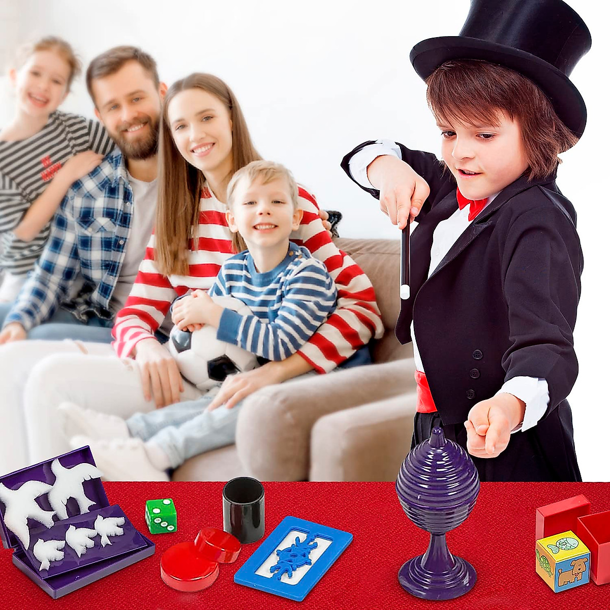 Learn & Climb Beginner Magic Kit for Kids Ages 4-8: Perform 50+ Amazing Tricks