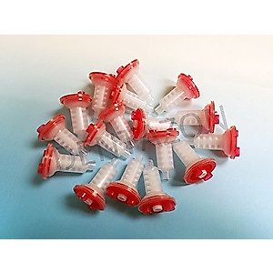 [DXM]Red Dental Dynamic Mixing Tips Fits 3M ESPE Pentamix Mixing Machine 1 Bag (50pcs)