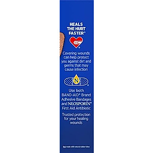 Band-Aid Brand Tough Strips Adhesive Bandages for Wound Care, Durable Protection for Minor Cuts and Scrapes, Extra Large Size, 10 ct