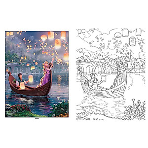 Disney Dreams Collection Thomas Kinkade Studios Disney Princess Coloring Book