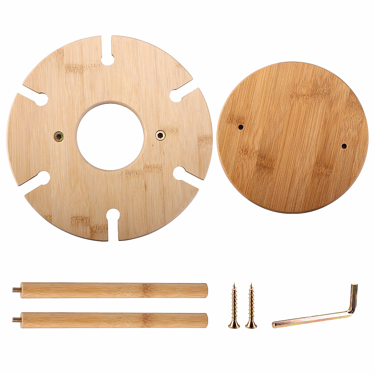 Cedilis Countertop Wine Glass Rack, Tabletop Bamboo Wine Bottle Holder, Wine Glasses Storage Stand, Holds 6 Glasses and 1 Bottle, Perfect for Home Kitchen Decor, Bar, Wine Cellar