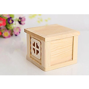 Litewoo Hamster Hideout Chewable Toys Wooden Accessories—— Hut