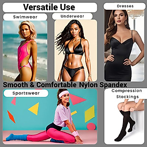 Generic 2-Yard Nylon Spandex Fabric for Activewear|4 Way Stretch Fabric | Nylon Fabric by The Yard |Dancewear Fabric| Yoga Fabric| Tricot Fabric for Sportswear Royal Blue