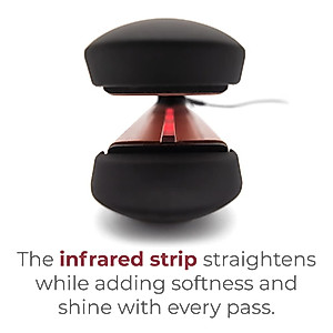 Skin Research Institute Infrarose Styler, Hair Iron, 1 Count, Tourmaline, Hair Styling, Shine Enhancing, Curling