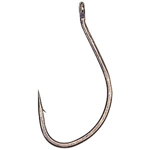 Gamakatsu G-Finesse Drop Shot TGW Smooth Coat Nano Hook, Size 1/0, Black