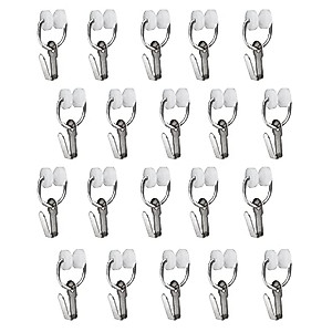 RecPro RV Nylon Wheel Carrier Hook for I Beam Track Curtain Rod (20)
