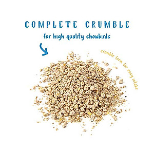 Manna Pro Gamebird Showbird Crumbles|Formulated for birds with Vitamins & Minerals|5 Pounds