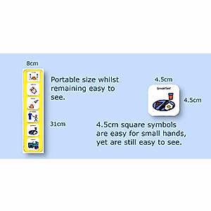 Morning/Evening Routine Bundle (Plastic, Washable, Visual schedules for Autism/Learning Disabilities/ADHD)