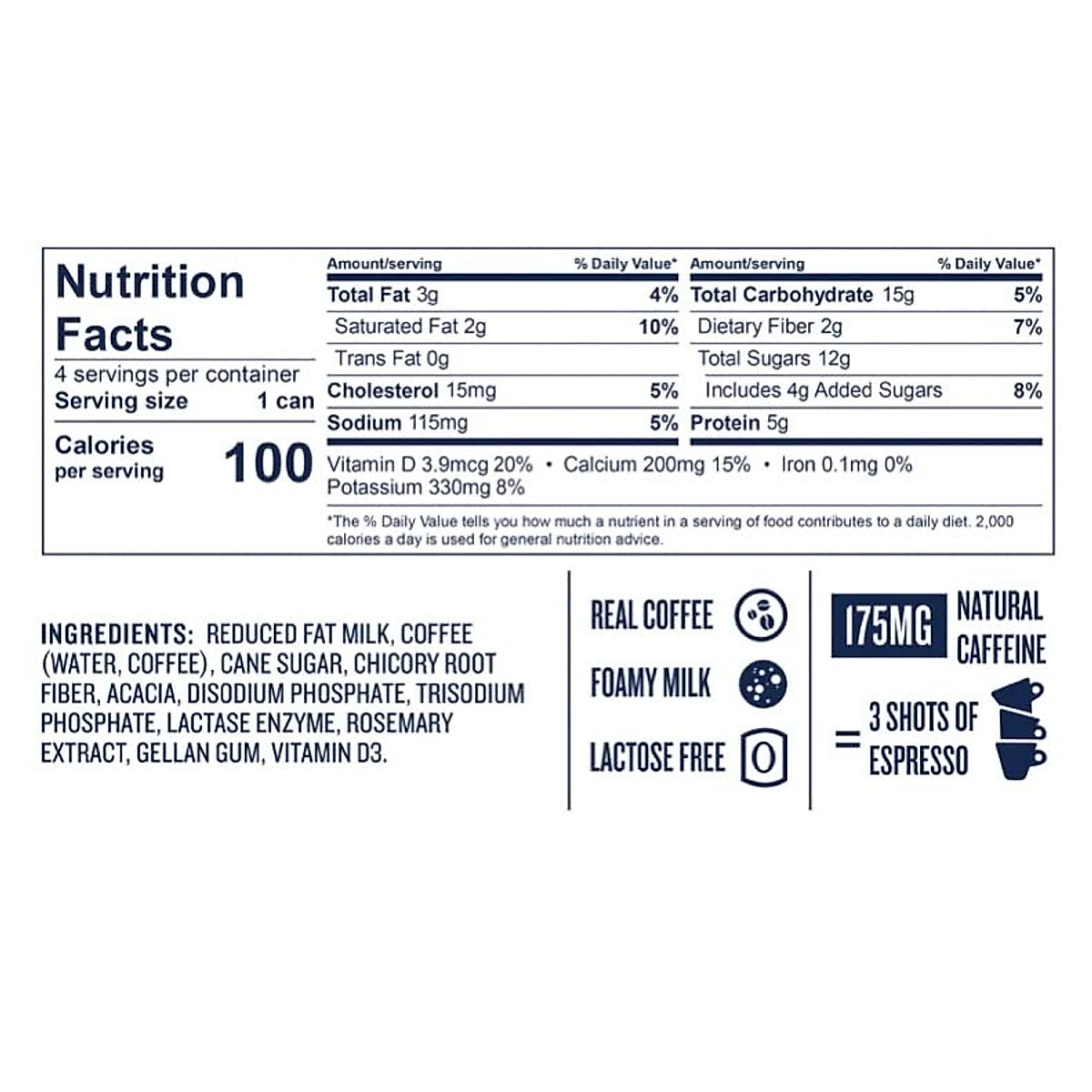 La Colombe Triple Draft Latte - 3 Shots Of Cold-Pressed Espresso and Frothed Milk - Made With Real Ingredients - Grab And Go Coffee , 9 Fl Oz (Pack of 4)