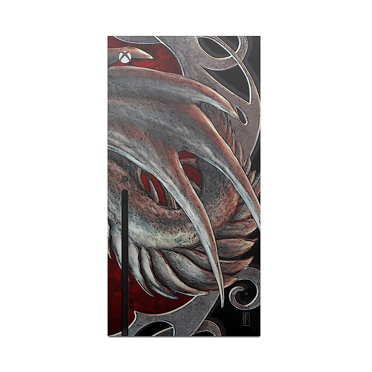 Head Case Designs Officially Licensed Christos Karapanos Talisman Silver Art Mix Vinyl Sticker Gaming Skin Decal Cover Compatible With Xbox Series X Console