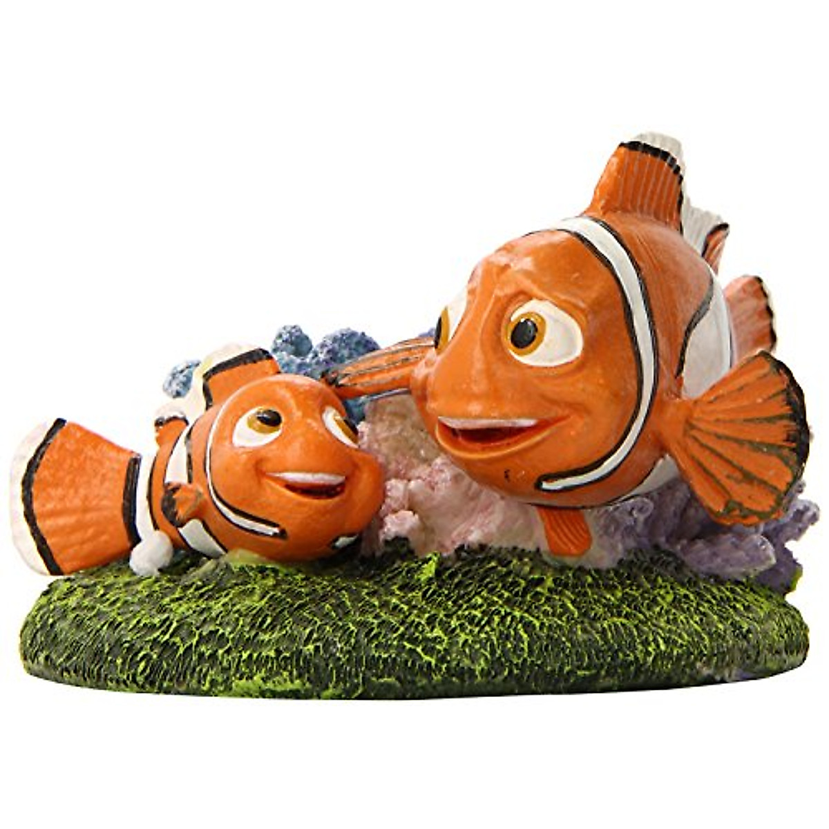 Penn-Plax Finding Nemo Resin Ornament for Aquariums, Nemo and Marlin, 4-Inch (NMR7)