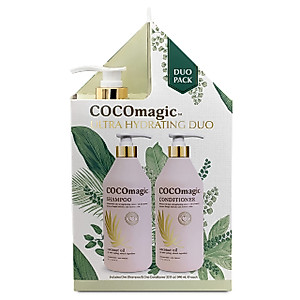 CocoMagic Shampoo and Conditioner Duo - Infused with Coconut Oil & Botanical Extracts - Deeply Hydrates and Restores Shine (32 oz)