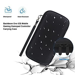 Elonbo Hard Travel Case for Backbone One Mobile Gaming Controller,Compatible with Backbone One for iPhone/iPhone PlayStation Edition/Android/Android PlayStation Edition， Handheld Gaming Console Holder