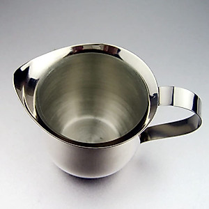 ccHuDE 60ml Stainless Steel Bell Creamer Milk Cream Frothing Pitcher Coffee Pouring Cup Espresso Steaming Pitchers Cream Pour Spout for Cafes