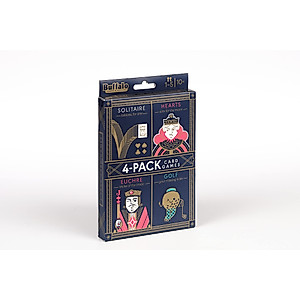 Buffalo Games - 4pk Card Game Pack