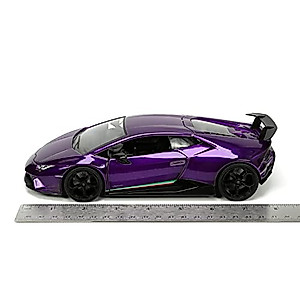 HyperSpec 1:24 Lamborghini Huracan Performante Candy Purple Die-cast Car, Toys for Kids and Adults