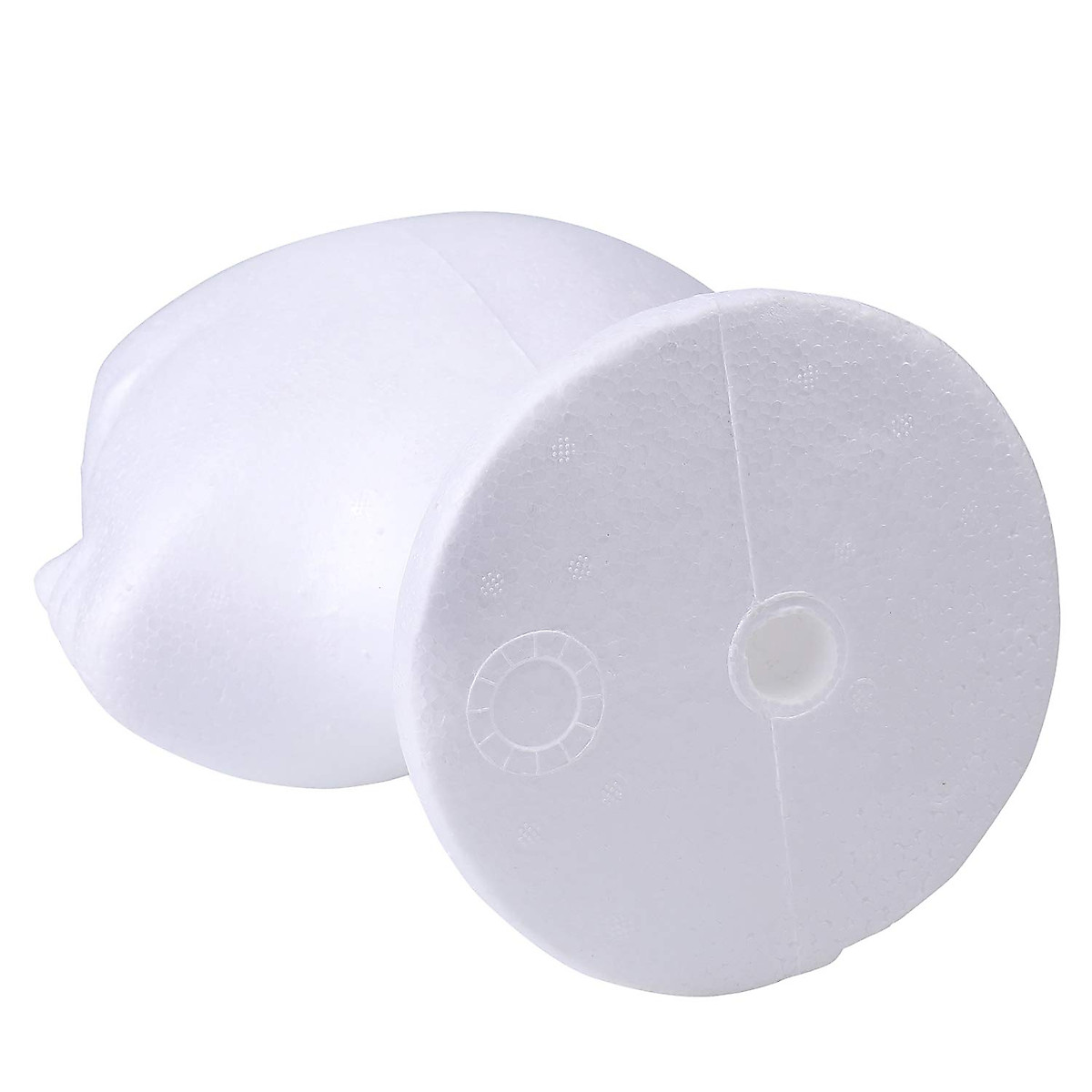 Foraineam 2 Pack Foam Wig Head, Female Mannequin Head Wig Display Stand Holder, Cosmetics Model Head White Foam Heads Glasses Mask Hat Hairpieces Stand