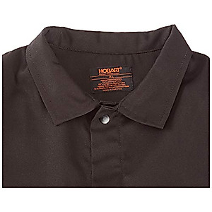 Hobart mens Heavy Duty protective work jackets, Black, 14.5 x 11.5 0.9 Inch US