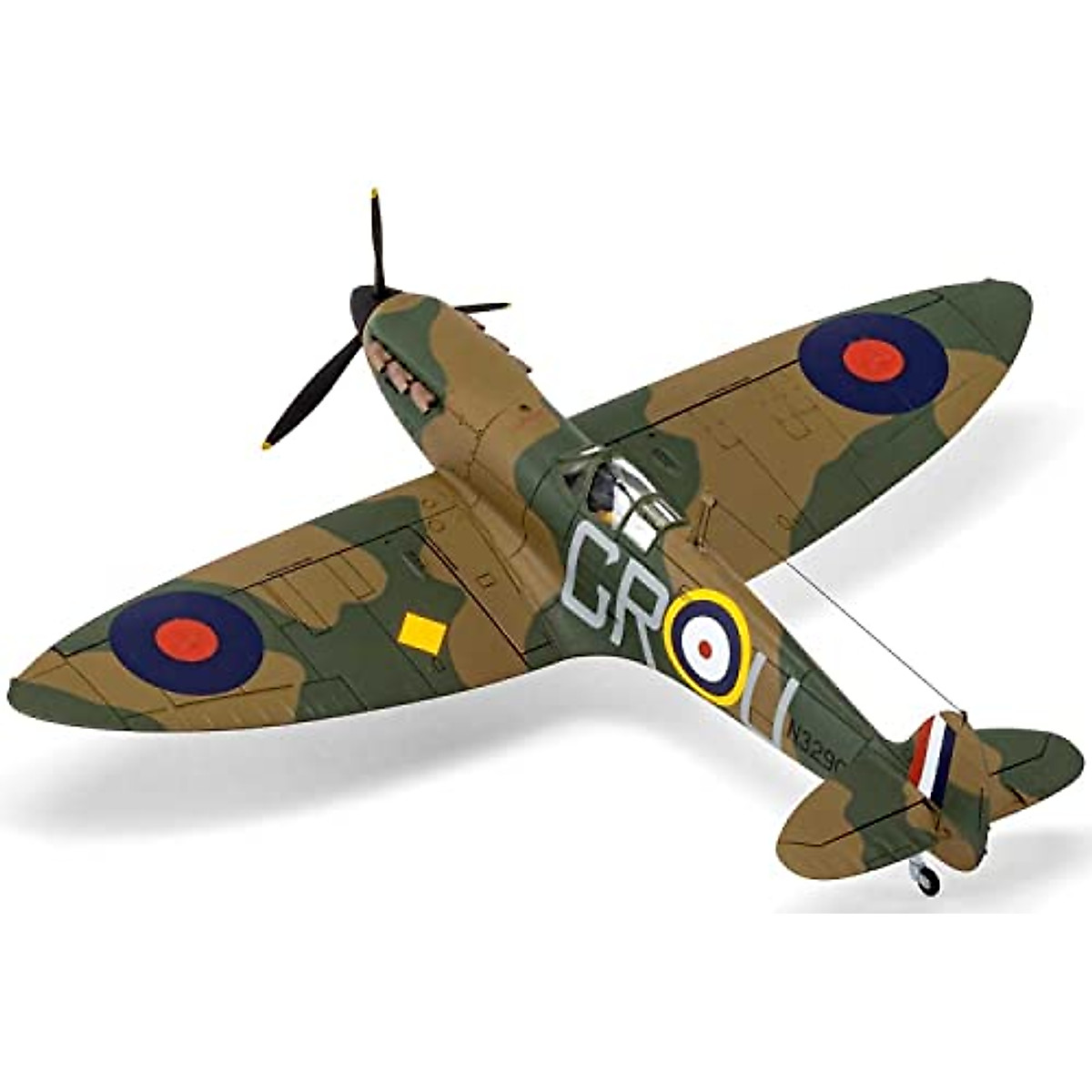 Airfix A01071B Supermarine Spitfire Mkia 1:72 Model Building Kit (36 Piece), Multicolor