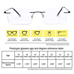 MIRYEA Photochromic Progressive Multifocal Computer Reading Glasses Anti UV Sun Readers