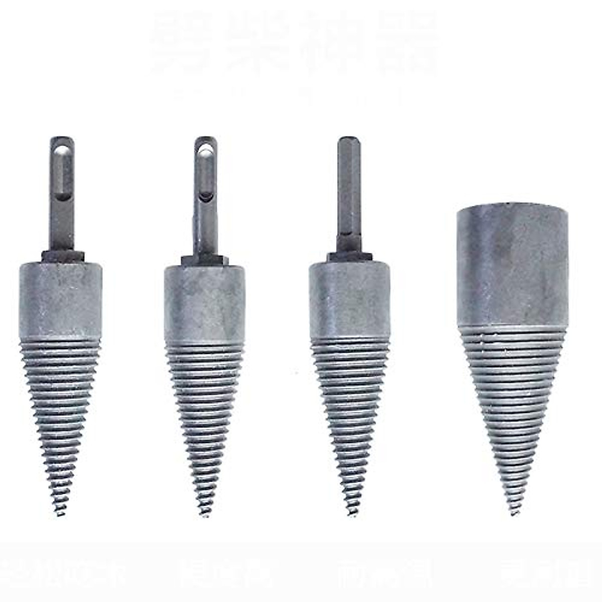 BELUPAID Heavy-duty Drill Bits High-carbon Steel Firewood Splitter Fast Wood Splitting Auger Drill Bits Tools