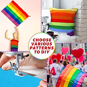 40 Pcs Roll Up Cotton Fabric Quilting Strips, Rainbow Jelly Cotton Fabric Patchwork Roll, 2.55 Inch Patchwork Craft Cotton Fabric, Jelly Fabric Bundle for Sewing DIY Crafts (Sandbeach Style)