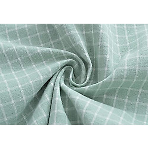 Boys Flannel Shirts Toddler Boy Button Up Shirt Boys Long Sleeve Shirts Kids Buffalo Plaid Shirts Green Boys Shirt 5T