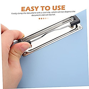 2pcs A4 Folder Board Nursing Clip Board Paper Binder Clipboard A4 Letter Size Clipboards Clipboard Hardboard Clipboard Exam Paper Clips A4 Clip Boards for Metal Thin