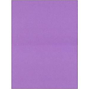 Blank Purple Greeting Cards and Envelopes for All Occasions (4 x 6 In, 48 Pack)