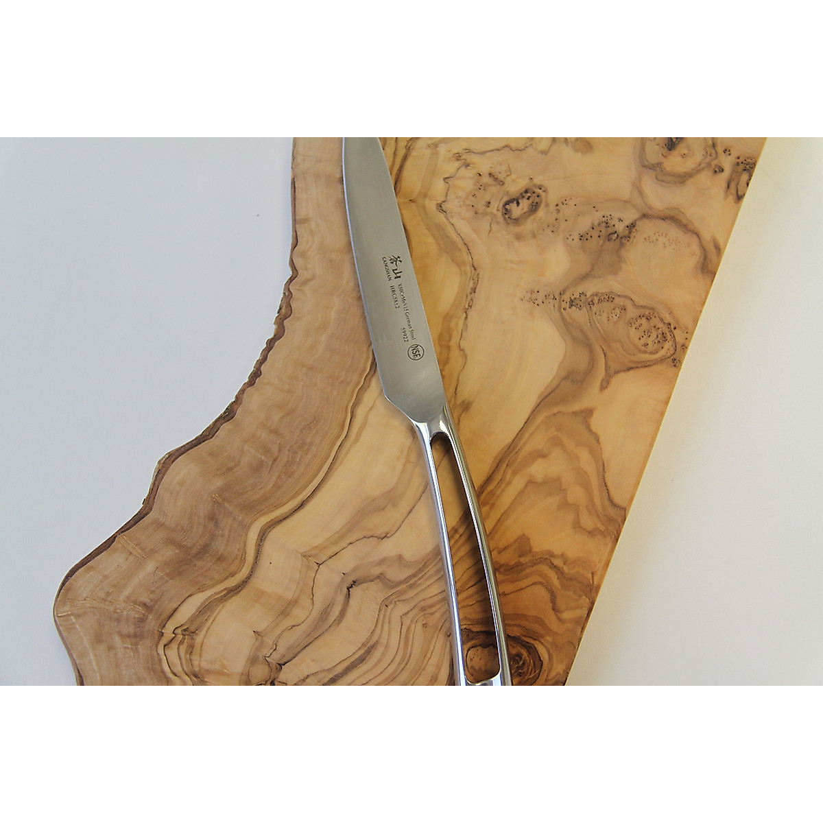 Artaste 28904 Olive Wood Rustic Cutting Board, Around 15.7-Inch Length