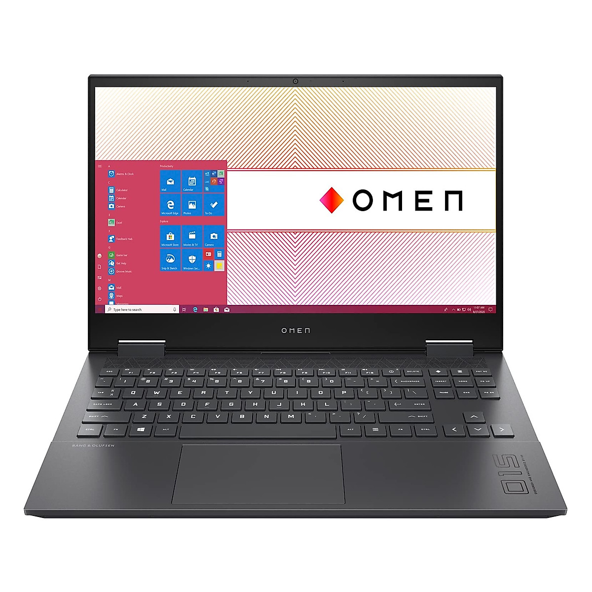 HP OMEN 15z-en100 Gaming & Entertainment 144Hz FHD Laptop (AMD Ryzen 9 5900HX 8-Core, 32GB RAM, 1TB PCIe SSD, RTX 3070, 15.6" (1920x1080), WiFi, Bluetooth, Win 11 Pro) with Hub