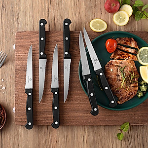 Little Chef Steak Knives Steak Knife Set - Premium Stainless Steel Steak Knives set of 6