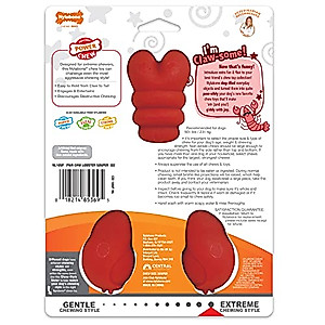 Nylabone Power Chew Lobster Dog Chew Toy, Cute Dog Toys for Aggressive Chewers, Filet Mignon Flavor, X-Large/Souper (1 Count)