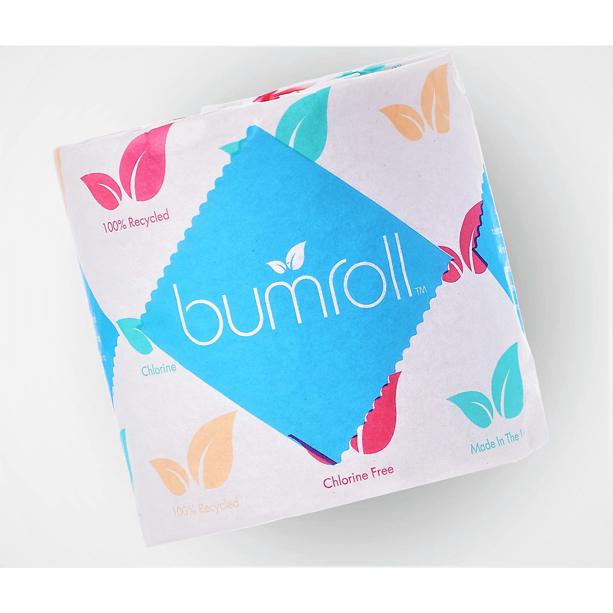 Bumroll Made in USA, 24 Premium Earth Friendly Recycled Toilet Paper Rolls - Soft, Absorbent & Eco-Friendly Bathrooms Tissue Rolls for Home & Office - Septic Safe & RV-Friendly - Bulk Toilet Paper