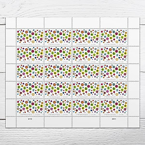 US Postal Let's Celebrate Forever First Class Postage Mailing Stamps for Invitation Wedding Celebration Party Love Valentines Graduation Announcement RSVP Scott 5434 (2 Sheet of 20) - TZ Envelope