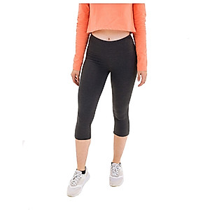 Spalding Women's Yoga Crop, Charcoal Heather, X-Large