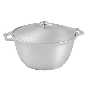 STP GOODS Cast Aluminum Pot, 3.2-qt. (3 L), 4.2-qt. (4 L), 6.3-qt. (6 L), 8.5-qt. (8 L) (8.5-qt. (8 L)), Gray, 458896_1