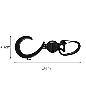 Stroller Hook - 2 Pack of Multi Purpose Hooks - Strap, Clip or Hanger for Baby Diaper Bags, Groceries, Clothing, Purse to Your Pram or Buggy - Great Accessory for Mommy When Jogging