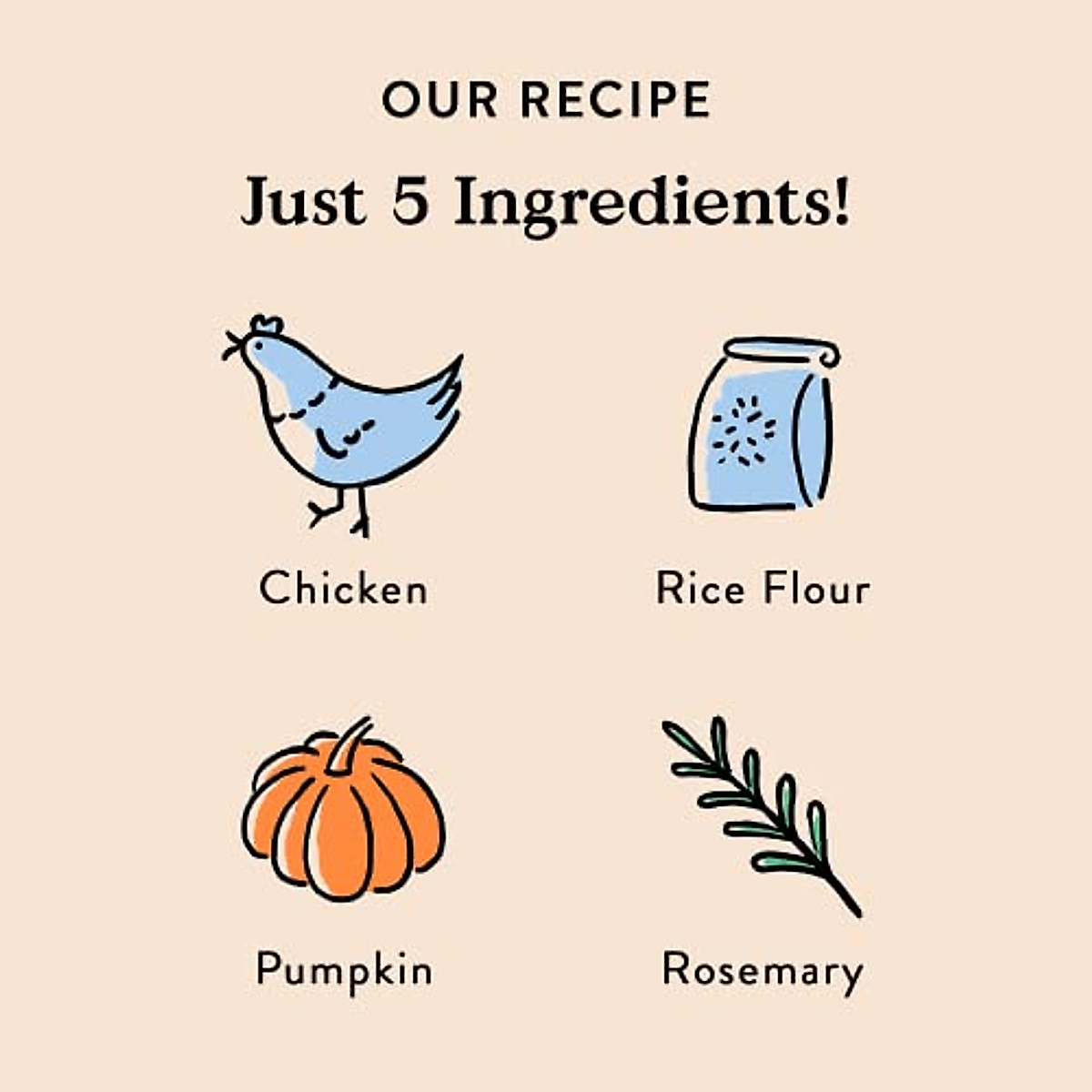 Bocce's Bakery Jerky Stick Dog Treats, Wheat-Free, Made with Limited-Ingredients, Baked in The USA with No Added Salt or Sugar, All-Naural & High-Protein, Chicken & Pumpkin, 4 oz