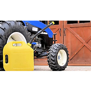 EZ-POUR B00YP3YTXM Gas Can Replacement Spout – Multi Use Deluxe Gas Can 1, 2, 5 Gallon Hi-Flo System with Extension, Gas Can Nozzle, Flexible Gas Can Spout for Jerry can